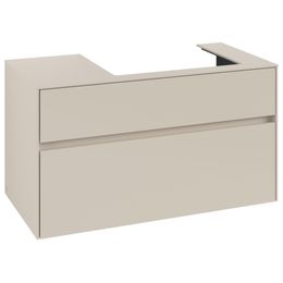 Villeroy & Boch Villeroy & Boch Waschtischunterschrank Collaro C01800 1000x548x500mm 2 Ausz. Waschtisch re Cashmere C01800VN