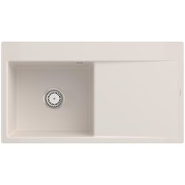 Villeroy & Boch Villeroy & Boch Einbausp&uuml;le Subway Style 50 Flat 1000x510mm Ablgarn. IB li Keram. Crema cplus, 33521 33521FKR