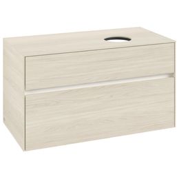 Villeroy & Boch Villeroy & Boch Waschtischunterschrank Collaro C04000 1000x548x500mm 2 Ausz. Waschtisch re White Oak C04000AA
