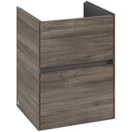 Villeroy & Boch Villeroy & Boch Waschtischunterschrank Collaro 472x610x404mm 2 Ausz. Waschbecken mittig Stone Oak C14100RK