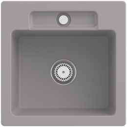 Villeroy & Boch Villeroy & Boch Einbausp&uuml;le Siluet 50 S 510x510mm Ablgarn. aus TitanCeram Fossil cplus, 334501KD 334501KD
