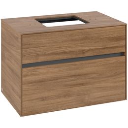 Villeroy & Boch Villeroy & Boch Waschtischunterschrank Collaro 800x548x500mm 2 Ausz. Waschbecken mittig Kansas Oak C12400RH