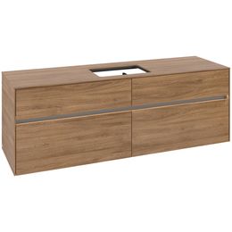Villeroy & Boch Villeroy & Boch Waschtischunterschrank Collaro C120B0 1600x548x500mm mit Beleuchtung Kansas Oak C120B0RH
