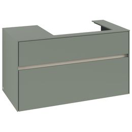 Villeroy & Boch Villeroy & Boch Waschtischunterschrank Collaro C018B0 1000x548x500mm m. Bel. 2 Ausz. Waschtisch re S C018B0AF