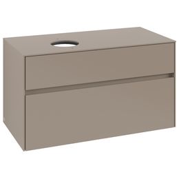 Villeroy & Boch Villeroy & Boch Waschtischunterschrank Collaro C039B0 1000x548x500mm m. Bel. 2 Ausz. Waschtisch li T C039B0VM