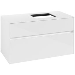 Villeroy & Boch Villeroy & Boch Waschtischunterschrank Collaro C12700 1000x548x500mm Glossy White C12700DH
