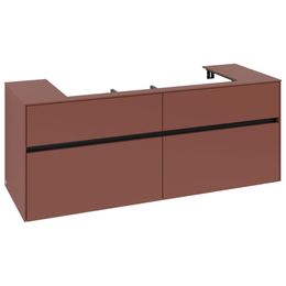 Villeroy & Boch Villeroy & Boch Waschtischunterschrank Collaro C092B0 1400x548x500mm m. Bel. 4 Ausz. Waschtisch mitt C092B0AH