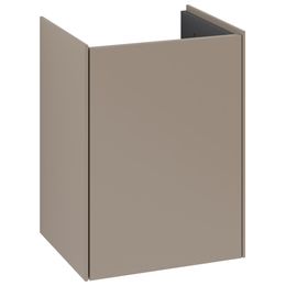 Villeroy & Boch Villeroy & Boch Waschtischunterschrank Collaro 410x546x344mm 1trg. A:re Waschbecken mittig Taupe C00501VM
