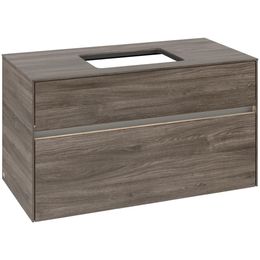 Villeroy & Boch Villeroy & Boch Waschtischunterschrank Collaro C109B0 1000x548x500mm mit Beleuchtung Stone Oak C109B0RK