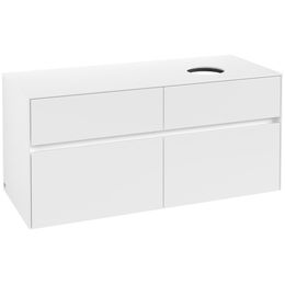 Villeroy & Boch Villeroy & Boch Waschtischunterschrank Collaro C043 1200x548x 500mm 4 Ausz. Waschbecken re White Mat C04300MS