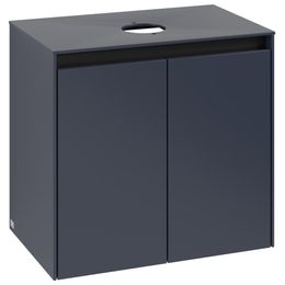 Villeroy & Boch Villeroy & Boch Waschtischunterschrank Collaro 600x548x380mm 2trg. Waschbecken mittig Marine Blue C15000VQ