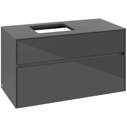 Villeroy & Boch Villeroy & Boch Waschtischunterschrank Collaro C12600 1000x548x500mm Glossy Grey C12600FP