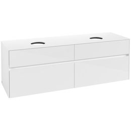 Villeroy & Boch Villeroy & Boch Waschtischunterschrank Collaro C052 1600x548x500mm 4 Ausz. f&uuml;r 2 Waschtisch Glossy W C05200DH
