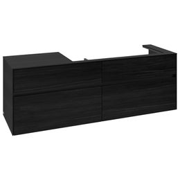 Villeroy & Boch Villeroy & Boch Waschtischunterschrank Collaro C03000 1600x548x500mm 4 Ausz. Waschtisch re Black Oak C03000AB