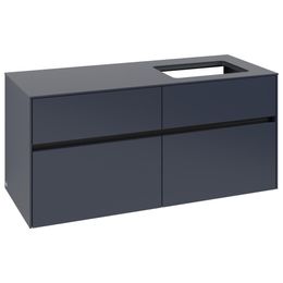 Villeroy & Boch Villeroy & Boch Waschtischunterschrank Collaro C11400 1200x548x500mm 4 Ausz. Waschtisch re Marine Bl C11400VQ