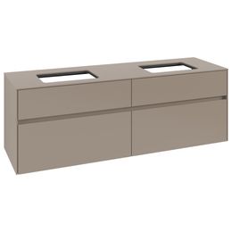 Villeroy & Boch Villeroy & Boch Waschtischunterschrank Collaro C123B0 1600x548x500mm m. Bel. 4 Ausz. f&uuml;r 2 Waschtisc C123B0VM