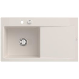 Villeroy & Boch Villeroy & Boch Einbausp&uuml;le Subway Style 50 1000x510mm Exc-Garn. IB li aus Keramik Crema cplus, 3352 335202KR