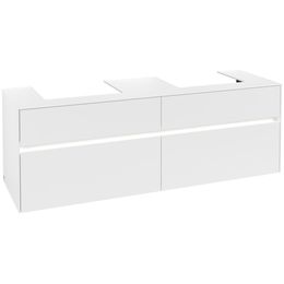 Villeroy & Boch Villeroy & Boch Waschtischunterschrank Collaro C021B0 1600x548x500mm mit Beleuchtung C021B0MS