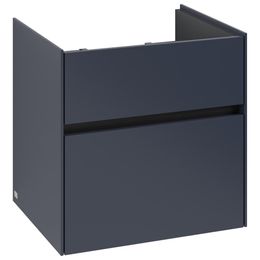 Villeroy & Boch Villeroy & Boch Waschtischunterschrank Collaro 554x546x444mm 2 Ausz. Waschbecken mittig Marine Blu C00800VQ