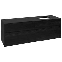 Villeroy & Boch Villeroy & Boch Waschtischunterschrank Collaro C13600 1600x548x500mm 4 Ausz. Waschtisch re Black Oak C13600AB