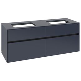 Villeroy & Boch Villeroy & Boch Waschtischunterschrank Collaro C11900 1400x548x500mm 4 Ausz. f&uuml;r 2 Waschtisch Marine C11900VQ
