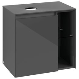 Villeroy & Boch Villeroy & Boch Waschtischunterschrank Collaro 600x548x380mm 1trg. A:li Waschbecken li Glossy Grey C15200FP