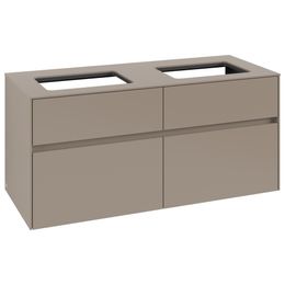 Villeroy & Boch Villeroy & Boch Waschtischunterschrank Collaro C115B0 1200x548x500mm m. Bel. 4 Ausz. f&uuml;r 2 Waschtisc C115B0VM