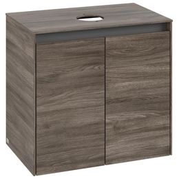 Villeroy & Boch Villeroy & Boch Waschtischunterschrank Collaro 600x548x380mm 2trg. Waschbecken mittig Stone Oak C15000RK