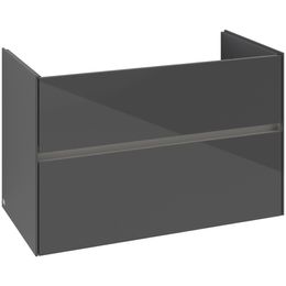 Villeroy & Boch Villeroy & Boch Waschtischunterschrank Collaro C145B0 472x609,5x961mm mit Beleuchtung Glossy Grey C145B0FP