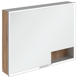 Villeroy & Boch Villeroy & Boch Aufputz-Spiegelschrank My View+ A48110 1000x750x168mm m. Bel. Kansas Oak A48110RH