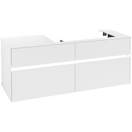 Villeroy & Boch Villeroy & Boch Waschtischunterschrank Collaro C090B0 1400x548x500mm mit Beleuchtung C090B0MS