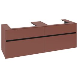 Villeroy & Boch Villeroy & Boch Waschtischunterschrank Collaro C024B0 1600x548x500mm m. Bel. 4 Ausz. f&uuml;r 2 Waschtisc C024B0AH