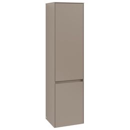 Villeroy & Boch Villeroy & Boch Hochschrank Collaro 404x1538x349mm 2 T&uuml;ren Anschlag (Scharnier) links Taupe C03300VM