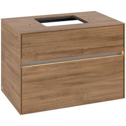 Villeroy & Boch Villeroy & Boch Waschtischunterschrank Collaro 800x548x500mm m. Bel. 2 Ausz. Waschtisch mittig Kansa C124B0RH