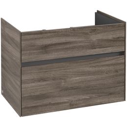 Villeroy & Boch Villeroy & Boch Collaro Waschbeckenunterschrank, 2 Ausz&uuml;ge, 754 x 546 x 444 mm, Stone Oak C01000RK