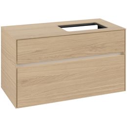 Villeroy & Boch Villeroy & Boch Waschtischunterschrank Collaro C111B0 1000x548x500mm mit Beleuchtung Nordic Oak C111B0VJ