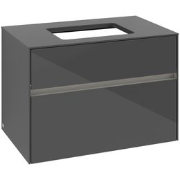 Villeroy & Boch Villeroy & Boch Waschtischunterschrank Collaro C108B0 800x548x500mm mit Beleuchtung Glossy Grey C108B0FP