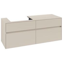 Villeroy & Boch Villeroy & Boch Waschtischunterschrank Collaro C085B0 1400x548x500mm m. Bel. 4 Ausz. Waschtisch li C C085B0VN