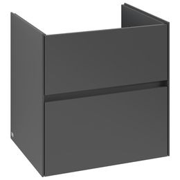Villeroy & Boch Villeroy & Boch Waschtischunterschrank Collaro 611x610x480mm 2 Ausz. Waschbecken mittig Graphite C14300VR