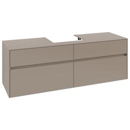 Villeroy & Boch Villeroy & Boch Waschtischunterschrank Collaro C077B0 1600x548x500mm m. Bel. 4 Ausz. Waschtisch mitt C077B0VM