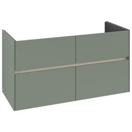 Villeroy & Boch Villeroy & Boch Waschtischunterschrank Collaro 1161x610x480mm 4 Ausz. Waschbecken mittig Soft Gree C14600AF