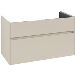 Villeroy & Boch Villeroy & Boch Waschtischunterschrank Collaro 954x546x444mm 2 Ausz. Waschbecken mittig Cashmere G C01100VN