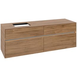 Villeroy & Boch Villeroy & Boch Waschtischunterschrank Collaro C135B0 1600x548x500mm mit Beleuchtung Kansas Oak C135B0RH