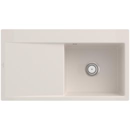 Villeroy & Boch Villeroy & Boch Einbausp&uuml;le Subway Style 50 Flat 1000x510mm Ablgarn. IB re Keram. Crema cplus, 33511 33511FKR