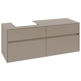 Villeroy & Boch Villeroy & Boch Waschtischunterschrank Collaro C074B0 1400x548x500mm m. Bel. 4 Ausz. Waschtisch li T C074B0VM