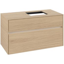 Villeroy & Boch Villeroy & Boch Waschtischunterschrank Collaro C127B0 1000x548x500mm mit Beleuchtung Nordic Oak C127B0VJ