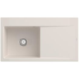 Villeroy & Boch Villeroy & Boch Einbausp&uuml;le Subway Style 50 1000x510mm Ablgarn. IB li aus Keramik Crema cplus, 33520 335201KR