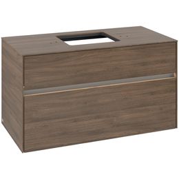 Villeroy & Boch Villeroy & Boch Waschtischunterschrank Collaro C125B0 1000x548x500mm mit Beleuchtung Arizona Oak C125B0VH