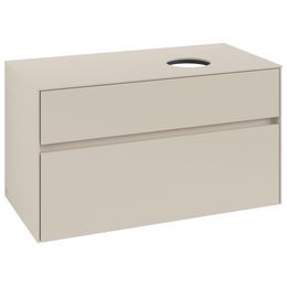 Villeroy & Boch Villeroy & Boch Waschtischunterschrank Collaro C04000 1000x548x500mm 2 Ausz. Waschtisch re Cashmere C04000VN