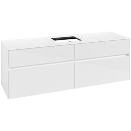 Villeroy & Boch Villeroy & Boch Waschtischunterschrank Collaro C134B0 1600x548x500mm mit Beleuchtung Glossy White C134B0DH